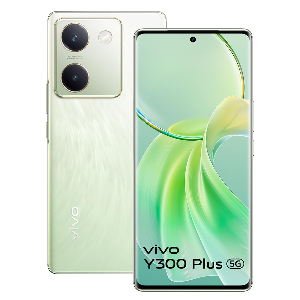 Vivo Y300 Plus 5G (Silk Green, 8GB RAM, 128GB Storage)